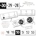 Classroom Number Line Display With Negatives Black Basics Classroom ...
