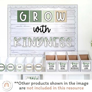 Bulletin Board Letters Set, Botanical Printable Alphabet & Numbers ...