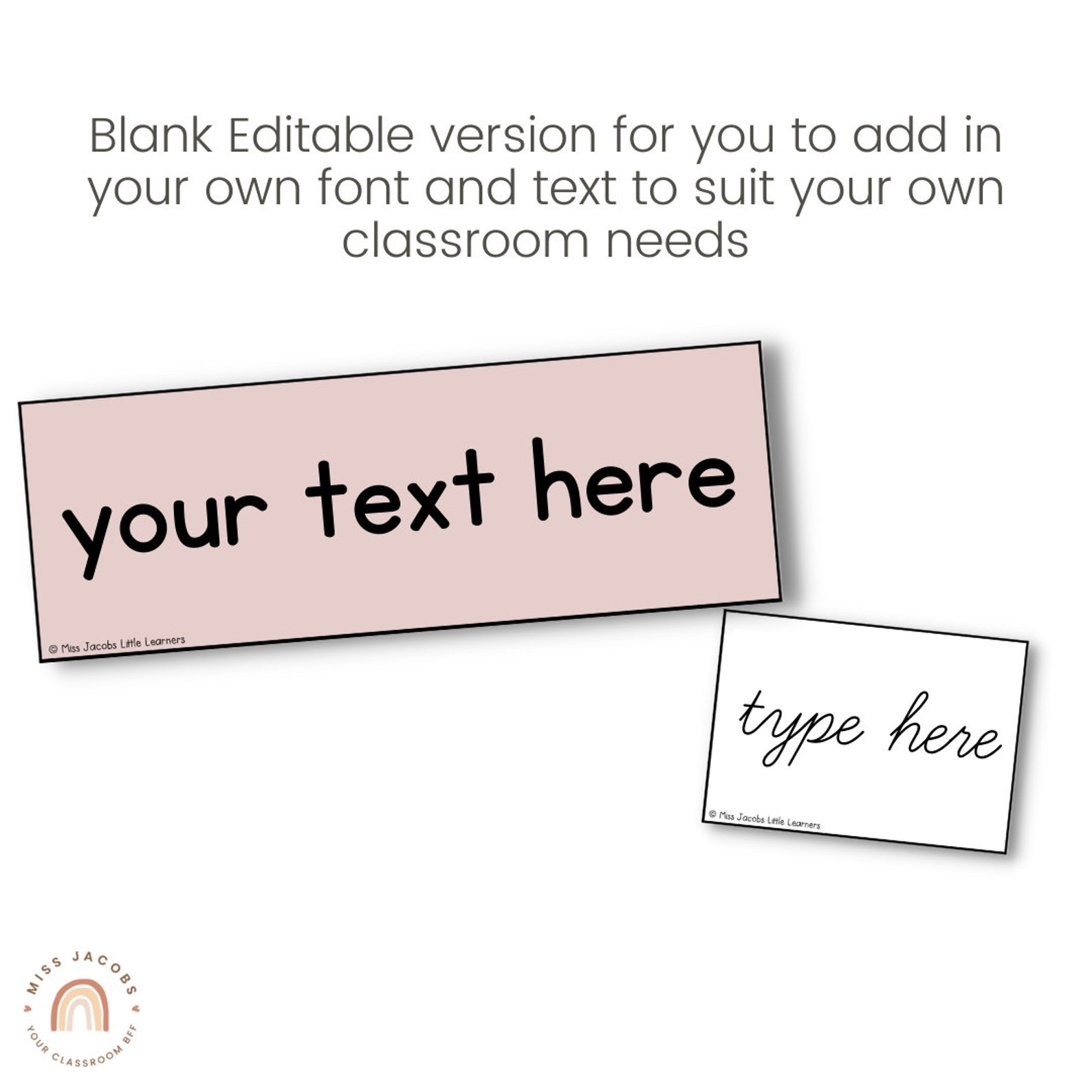 Flip Calendar Modern Rainbow Calm Color Themed Classroom - Etsy