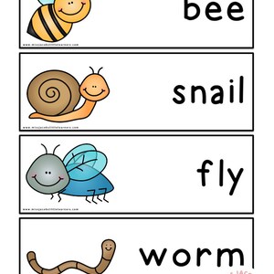 Bugs and Insects Spring Unit - Perfect for Distance Learning - Etsy