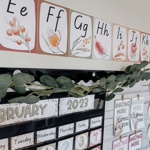 AUSTRALIANA Alphabet Posters | Flora and Fauna Classroom Decor - Etsy
