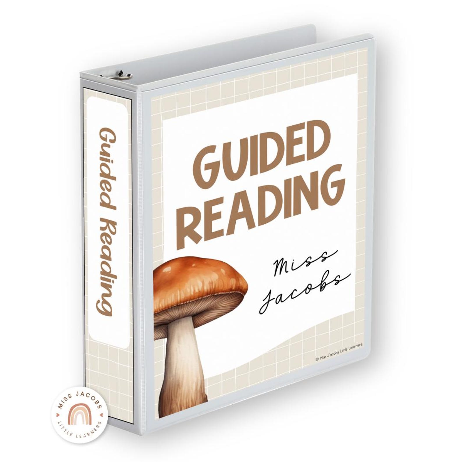 Editable Binder Covers & Spines, Woodland Binder Spines Templates ...