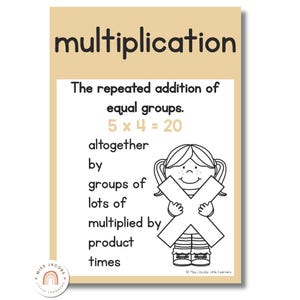 Math Posters Bundle | AUSTRALIANA | Australian Flora and Fauna - Etsy