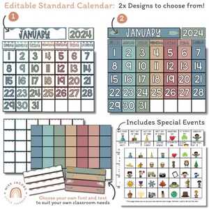 Classroom Calendar & Weather Pocket Chart Display | Cute Sea Life ...