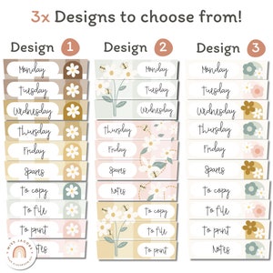 Teacher Trolley Labels | 10 Drawer Cart Labels in Daisy Gingham ...