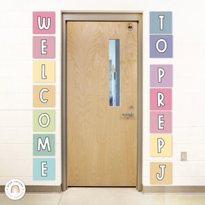 Groovy Bulletin Board Lettering Pack | Editable SPOTTY PASTEL Display ...