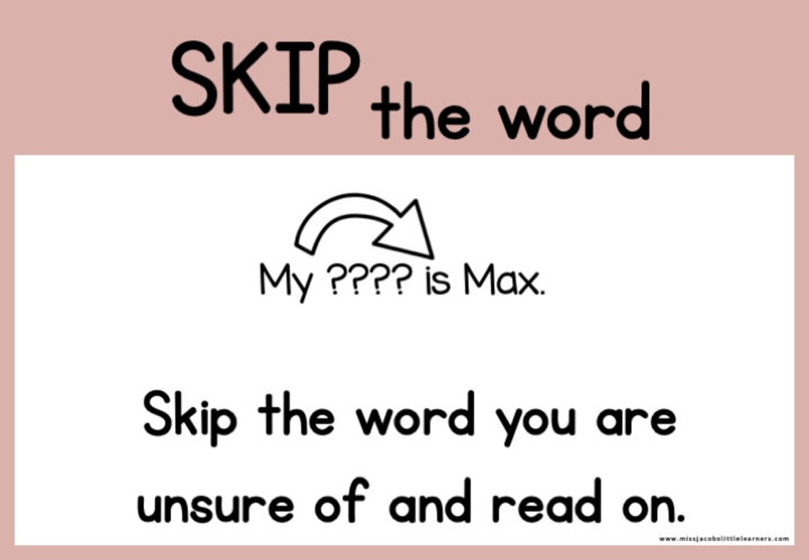 NEUTRAL Decoding Reading Strategy Posters Boho Color Palette | Etsy