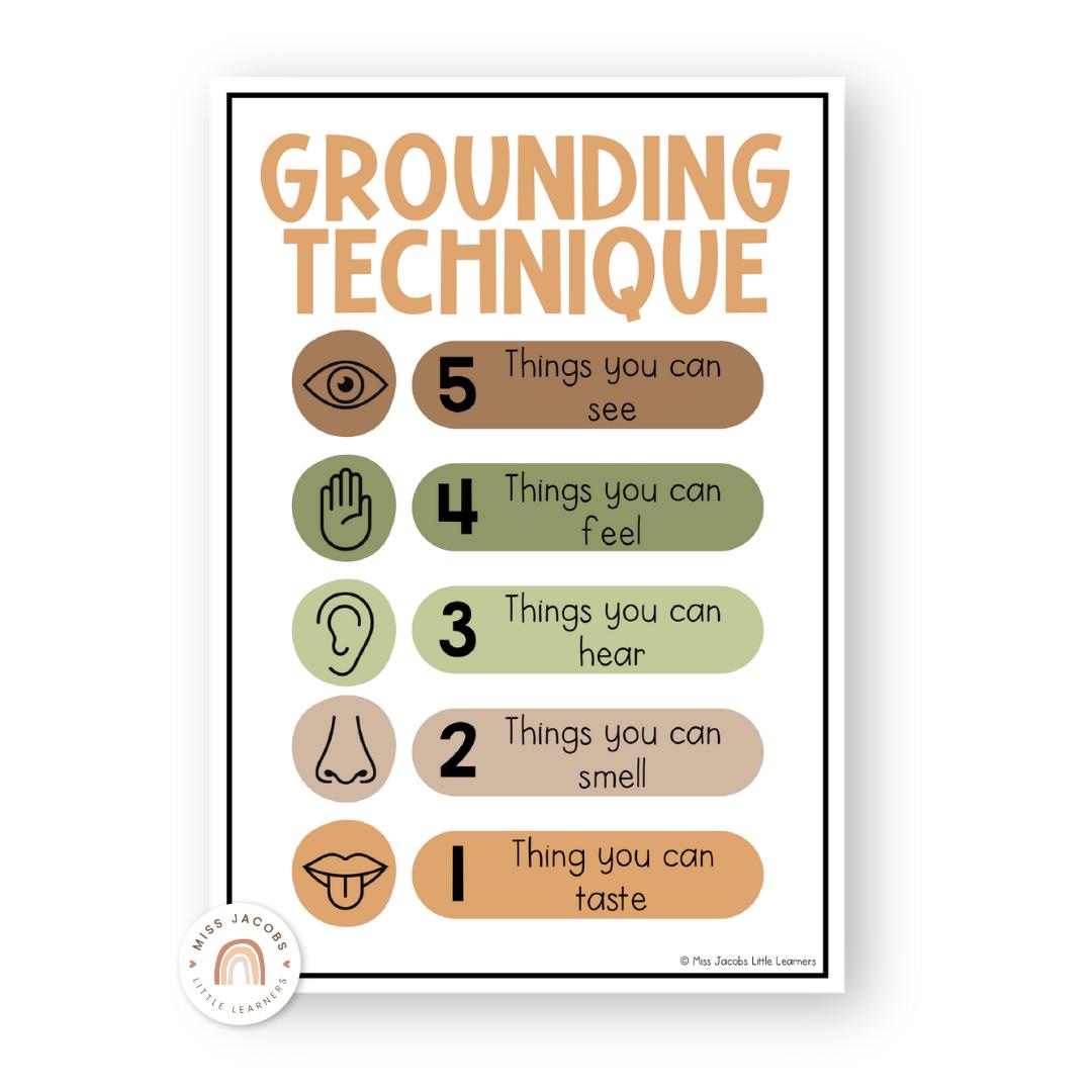 Woodland Calm Down Corner Posters, Printable SEL Calming Classroom ...