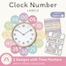 Clock Numbers | SPOTTY PASTELS - Etsy