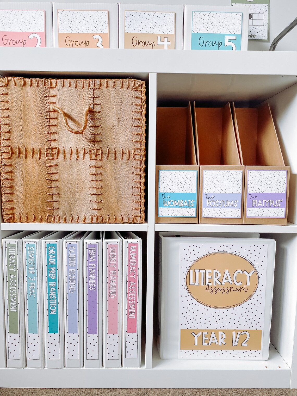 Binder Covers and Spines SPOTTY BRIGHTS Editable - Etsy