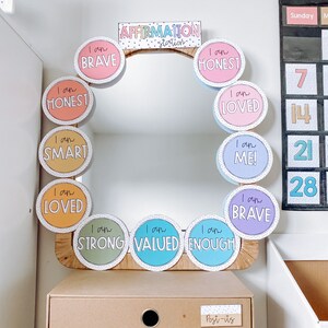 Affirmation Station | SPOTTY BRIGHTS | EDITABLE - Etsy