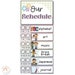 Classroom Visual Schedule, Daisy Gingham Pastels Daily Routine Chart ...