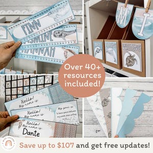 Modern Ocean Classroom Decor Bundle - Etsy