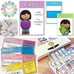 RAINBOW BRIGHTS Classroom Decor Bundle - Etsy