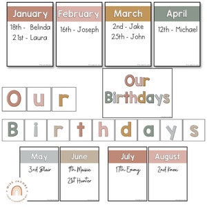 SIMPLE BOHO Classroom Decor BUNDLE | Neutral Boho Decor - Etsy