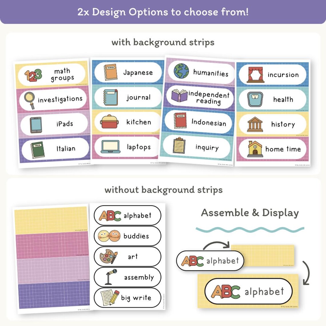 Visual Timetable Daily Schedule: Dreamy Space Theme Pastel Cards and ...