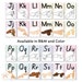 Auslan australian Sign Language Alphabet Posters Daisy Gingham Pastels ...