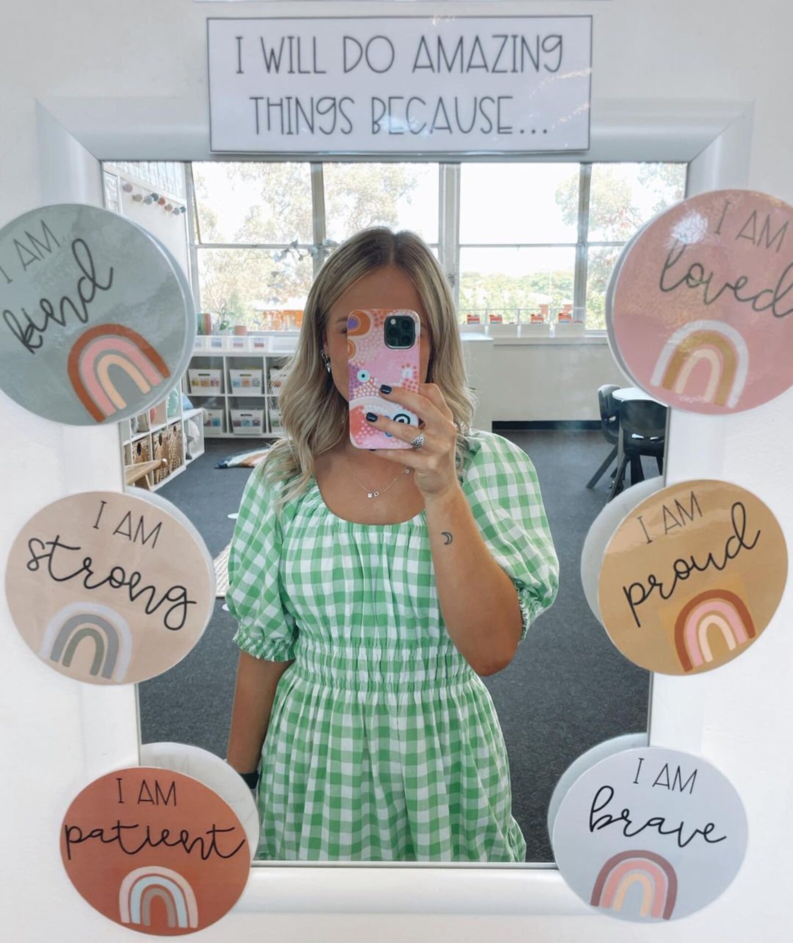 BOHO RAINBOW Affirmation Station Positive Affirmations - Etsy