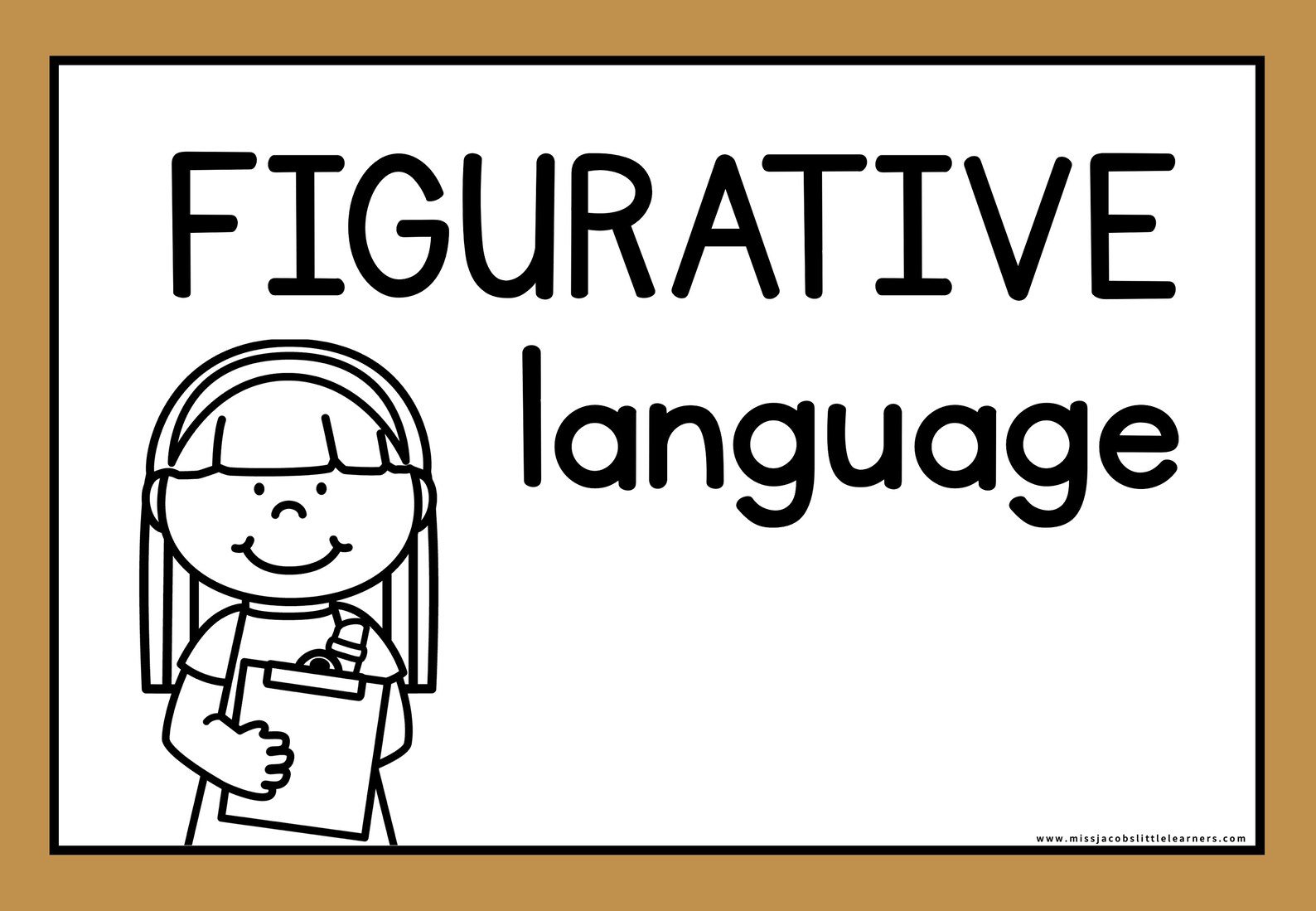 Figurative Language Posters | BOHO VIBES | Desert Neutral Decor ...
