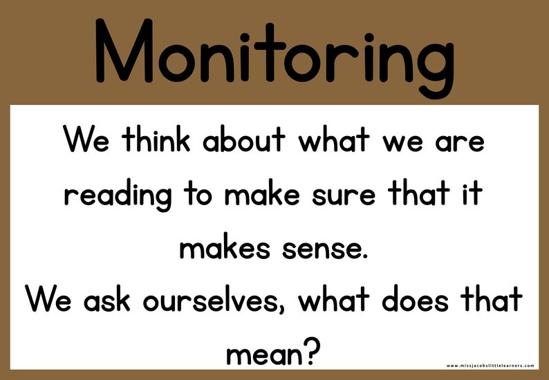 Comprehension Strategy Posters BOHO VIBES Desert Neutral | Etsy