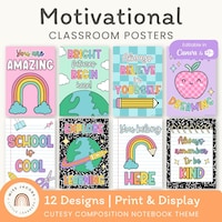 Groovy Educational Poster, Vintage Classroom Decor, Retro Motivational ...