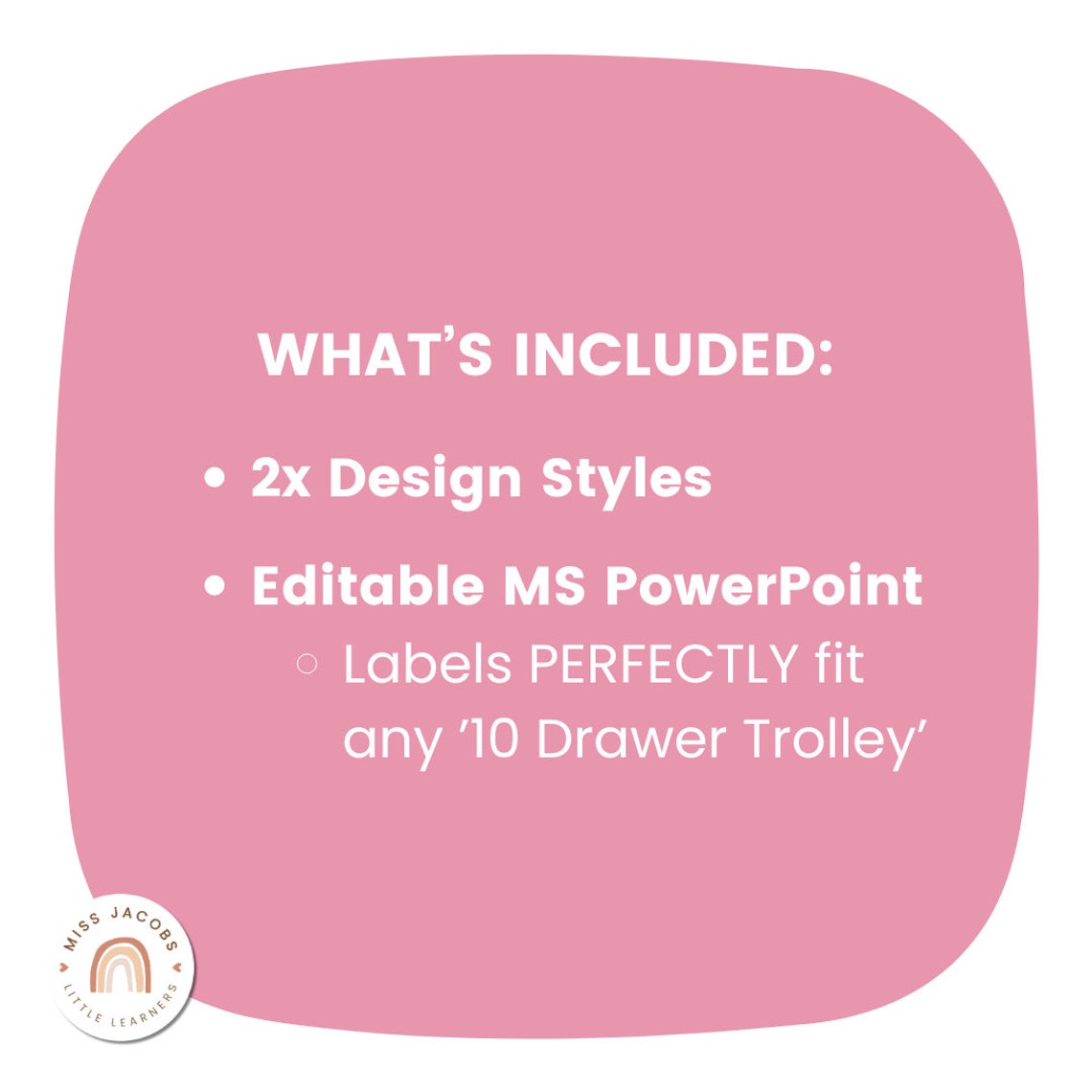 Teacher Trolley Labels | 10 Drawer Cart Labels | PASTELS | EDITABLE - Etsy