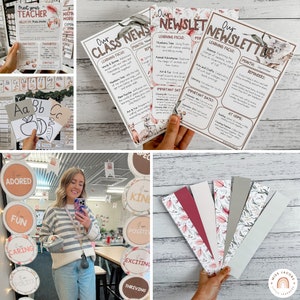 AUSTRALIANA Classroom Decor Bundle Australian Animals and Native Flora ...