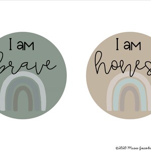 BOHO RAINBOW Classroom Labels Bundle | Editable | Neutral Rainbow ...