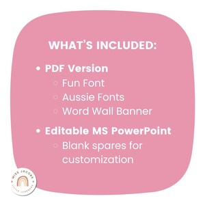 Alphabet Word Wall | PASTELS | Editable - Etsy