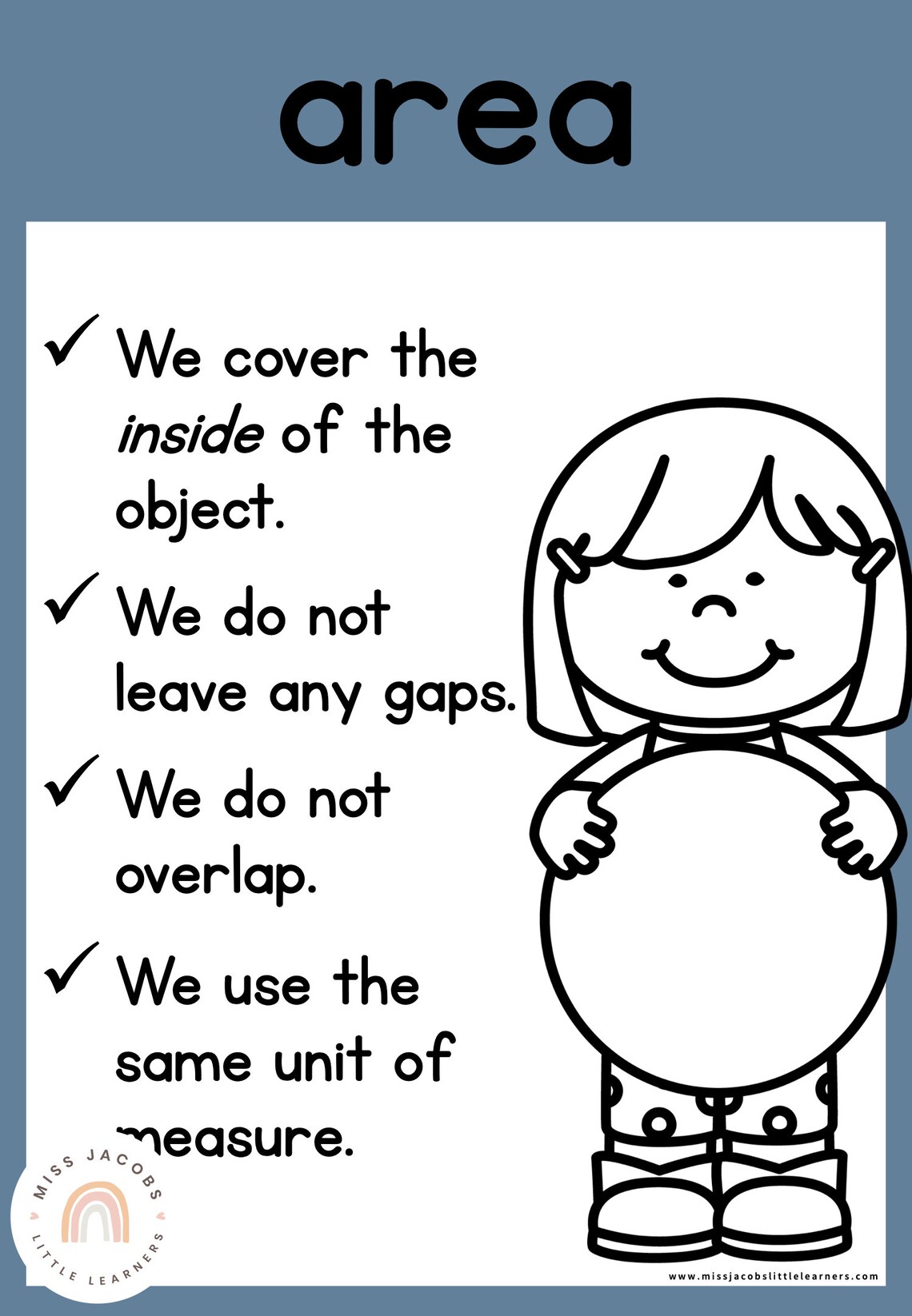 CALM COLORS Measurement Posters | Math Posters | Modern Rainbow ...