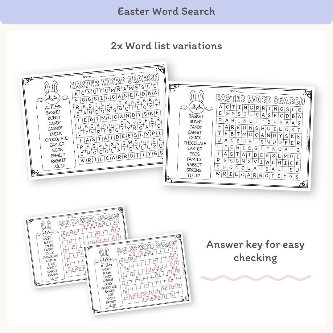Easter Eggs Bunny Crafts and Spring Writing Prompts Bundle: April ...