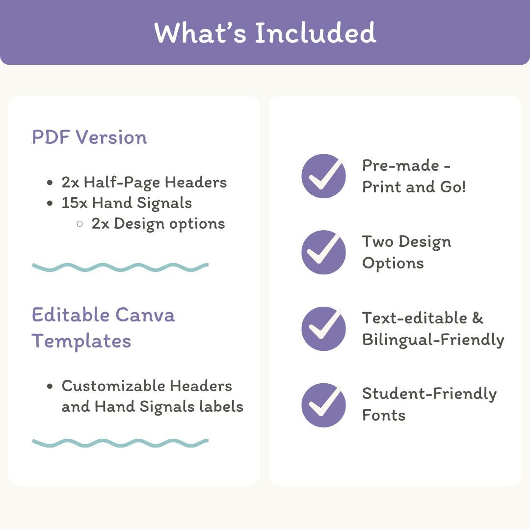 Hand Signal Posters Dreamy Space Theme: Pastel Classroom Management ...