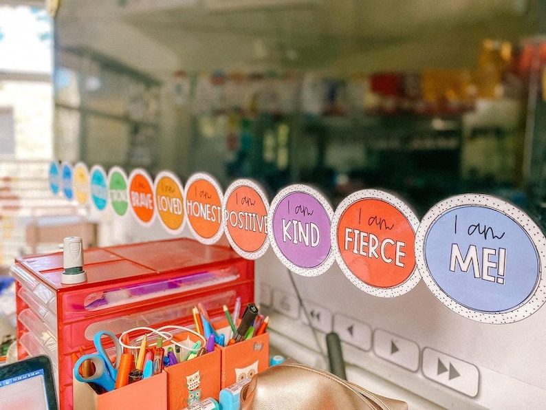 Affirmation Station | SPOTTY BRIGHTS | EDITABLE - Etsy