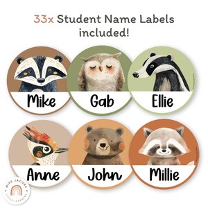 Woodland Door Display Animals Classroom Decor, Back to School Door Sign ...