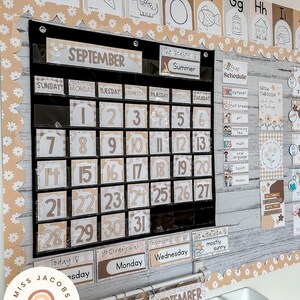 Daisy Gingham Classroom Decor Bundle Editable - Etsy