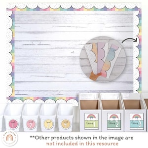 Bulletin Board Borders | Spotty Pastels Classroom Decor | Printable ...