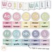 Alphabet Word Wall | SPOTTY PASTELS Classroom Decor | Editable - Etsy