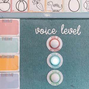Voice Level Display SPOTTY BRIGHTS Classroom Decor - Etsy