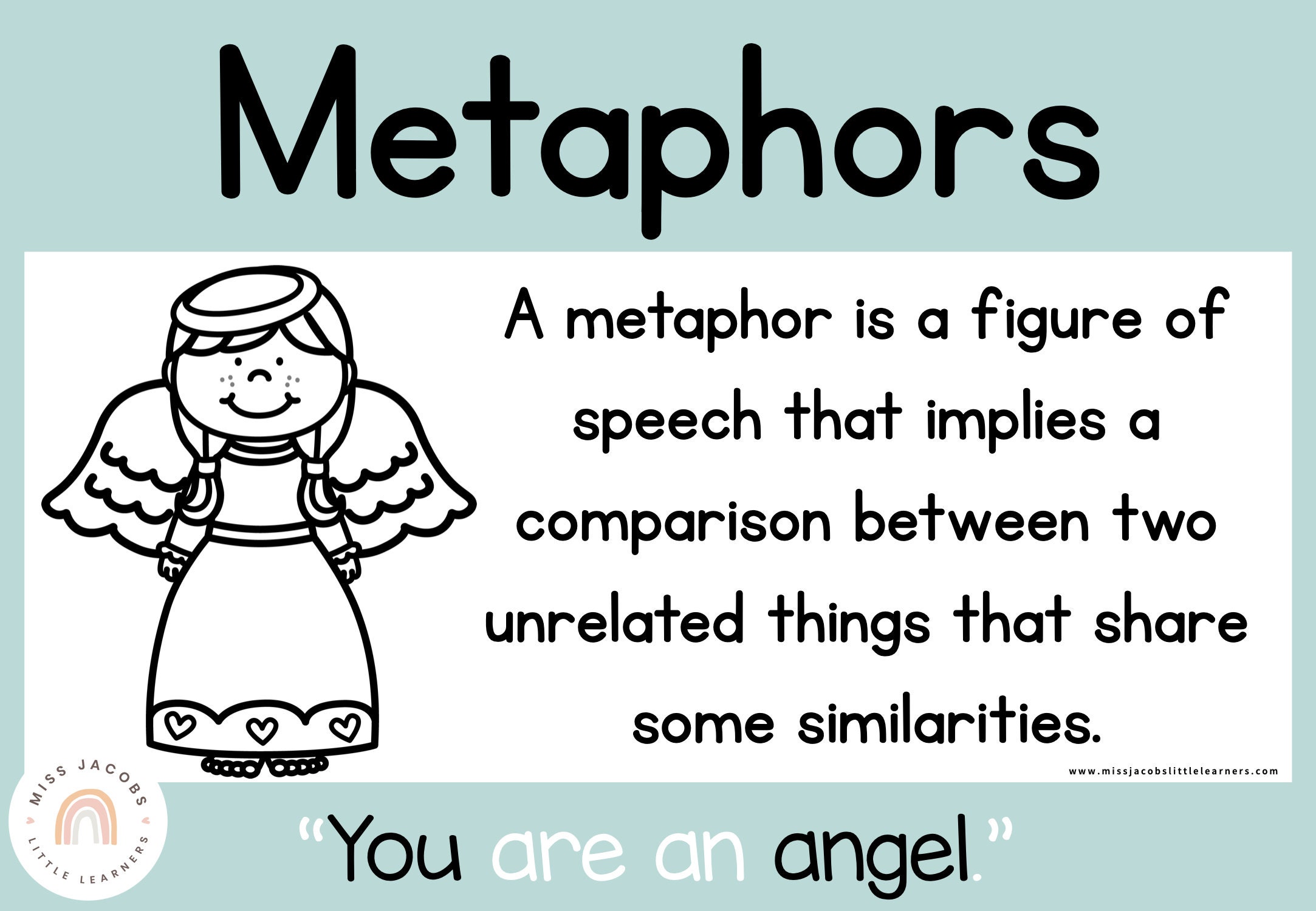 CALM COLORS Figurative Language Posters | English Posters | Modern ...