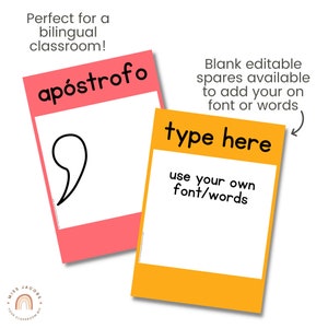 Punctuation Posters | RAINBOW BRIGHTS - Etsy