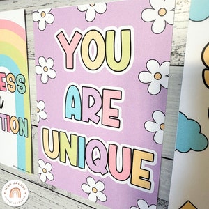 Motivational Classroom Posters | Growth Mindset Bulletin Board | Daisy ...