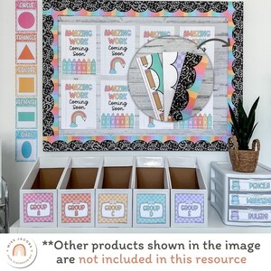 Cutesy Bulletin Board Borders, School Supplies Clipart Printable ...