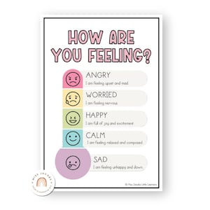 Pastel Calm Down Corner Kit, Printable Emotional Support Activities ...