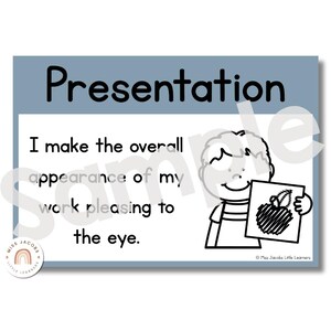 English Posters Bundle Reading and Writing Strategies Modern Ocean ...