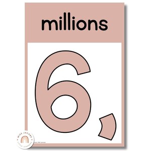 NEUTRAL Place Value Display | NEUTRAL BOHO Color Palette | Neutral ...