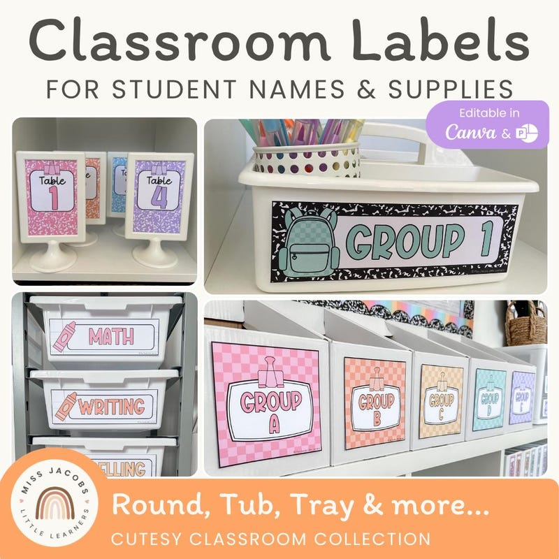 Bilingual Classroom Labels - Etsy UK