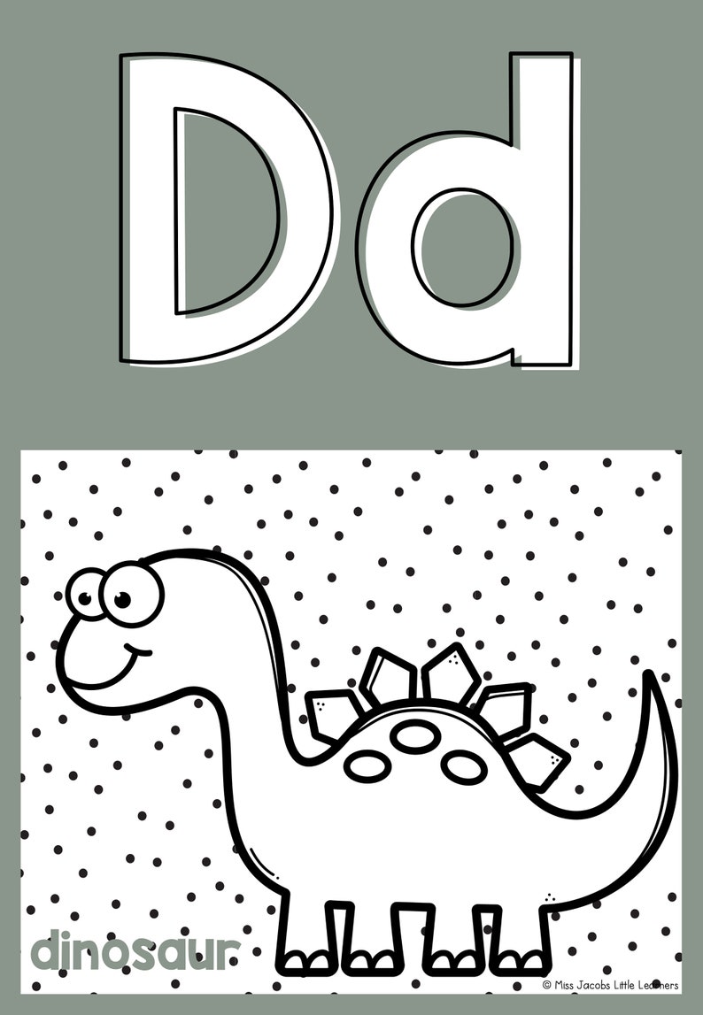 Alphabet Posters SPOTTY BOHO Classroom Decor Editable - Etsy