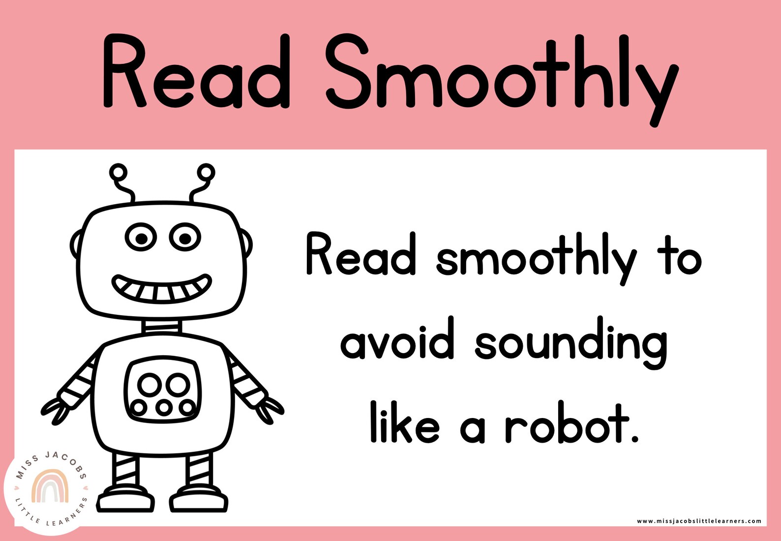 CALM COLORS Decoding Strategy Posters Modern Rainbow - Etsy