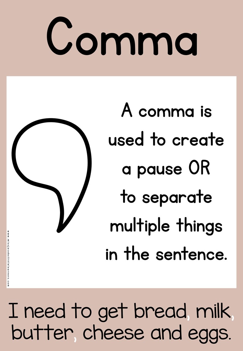 Punctuation Posters BOHO VIBES Desert Neutral Decor | Etsy