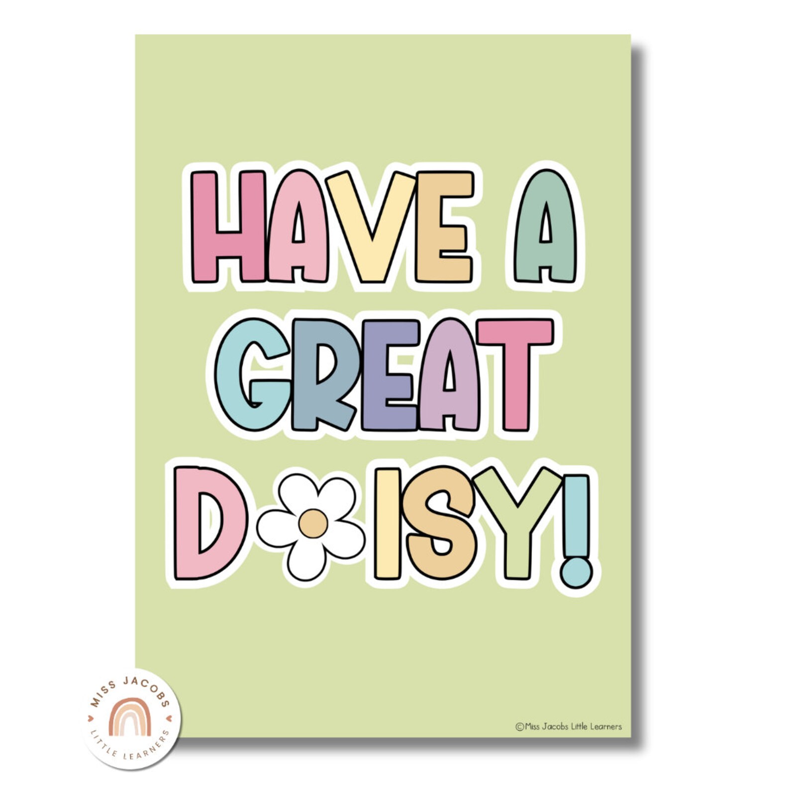 Motivational Classroom Posters | Growth Mindset Bulletin Board | Daisy ...